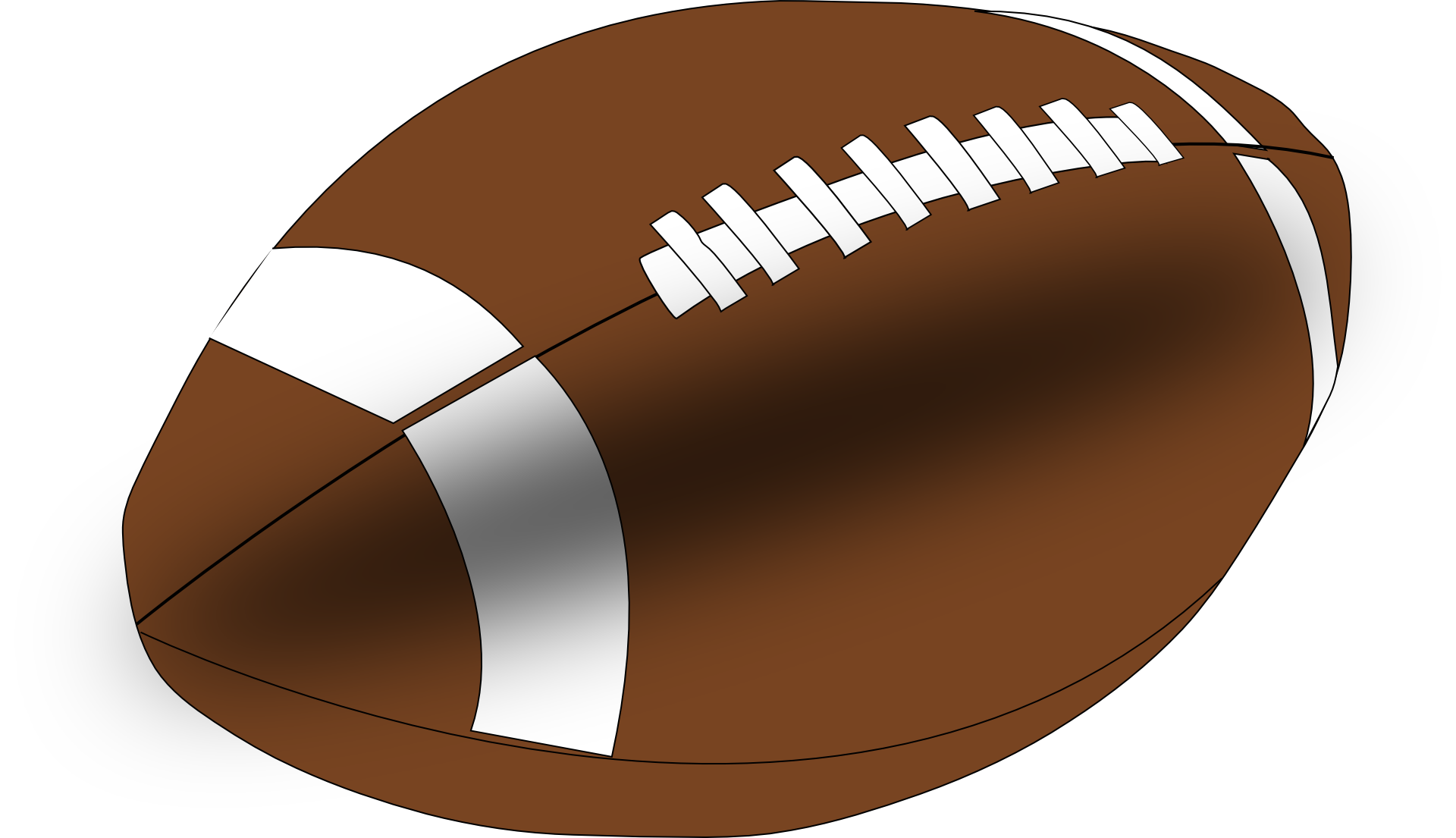 Painted brown rugby ball free image download