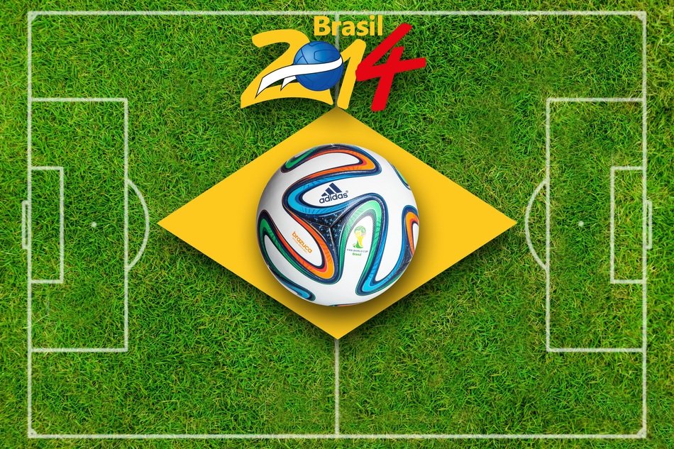 Symbols of the World Cup in 2014 free image download