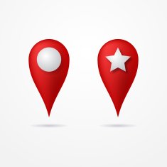 Realistic markers free image download