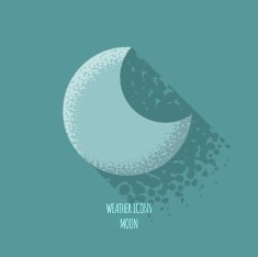 Moon Weather Icon free image download