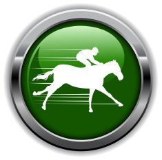 Racing horse label free image download