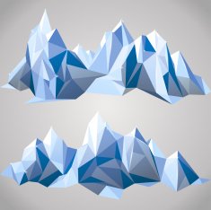 Paper mountains free image download