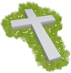 CROSS ON GRASS free image download