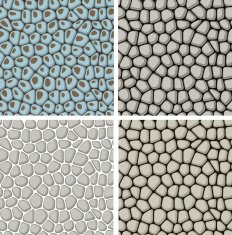 Set of seamless stone patterns free image download