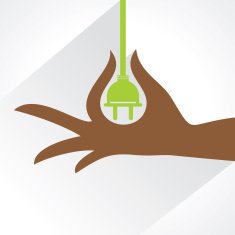 Hand with electric-plug stock vector free image download