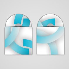 Vector cd cover set for your design N122 free image download