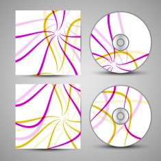 Vector cd cover set for your design N125 free image download