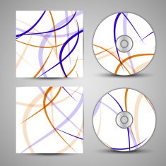 Vector cd cover set for your design N131 free image download