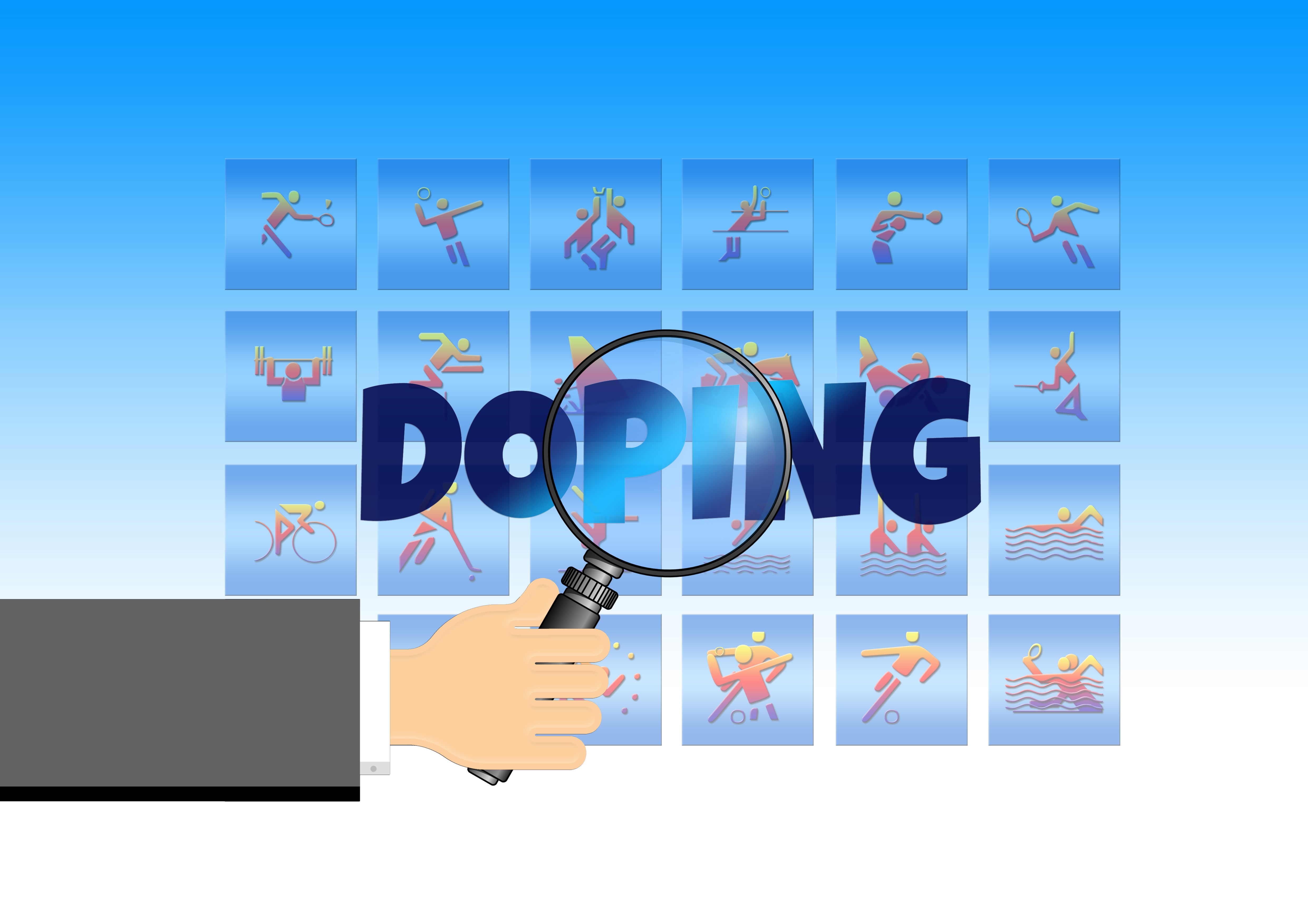 Magnifying glass doping drawing free image download