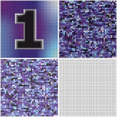 Number one (mixed mosaic) free image download