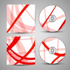 Vector cd cover set for your design N158 free image download