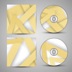 Vector cd cover set for your design N168 free image download