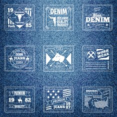 Original authentic denim jeans labels N2 free image download
