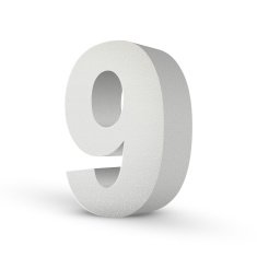 White texture number nine N2 free image download