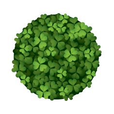 Clover leaves - circle free image download