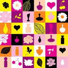 Perfume pattern N2 free image download
