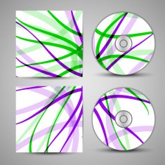 Vector cd cover set for your design N197 free image download