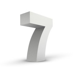 White texture number seven N2 free image download
