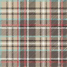 Beige brown blue red and white tartan seamless vector pattern free ...
