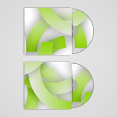 Vector cd cover set for your design N204 free image download