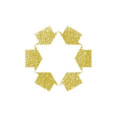 Six point star created with arrows hand drawn vector symbol free image ...