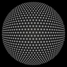 Dotted halftone sphere free image download