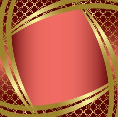 Golden frame with center gradient free image download