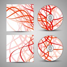 Vector cd cover set for your design N212 free image download