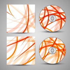 Vector cd cover set for your design N213 free image download