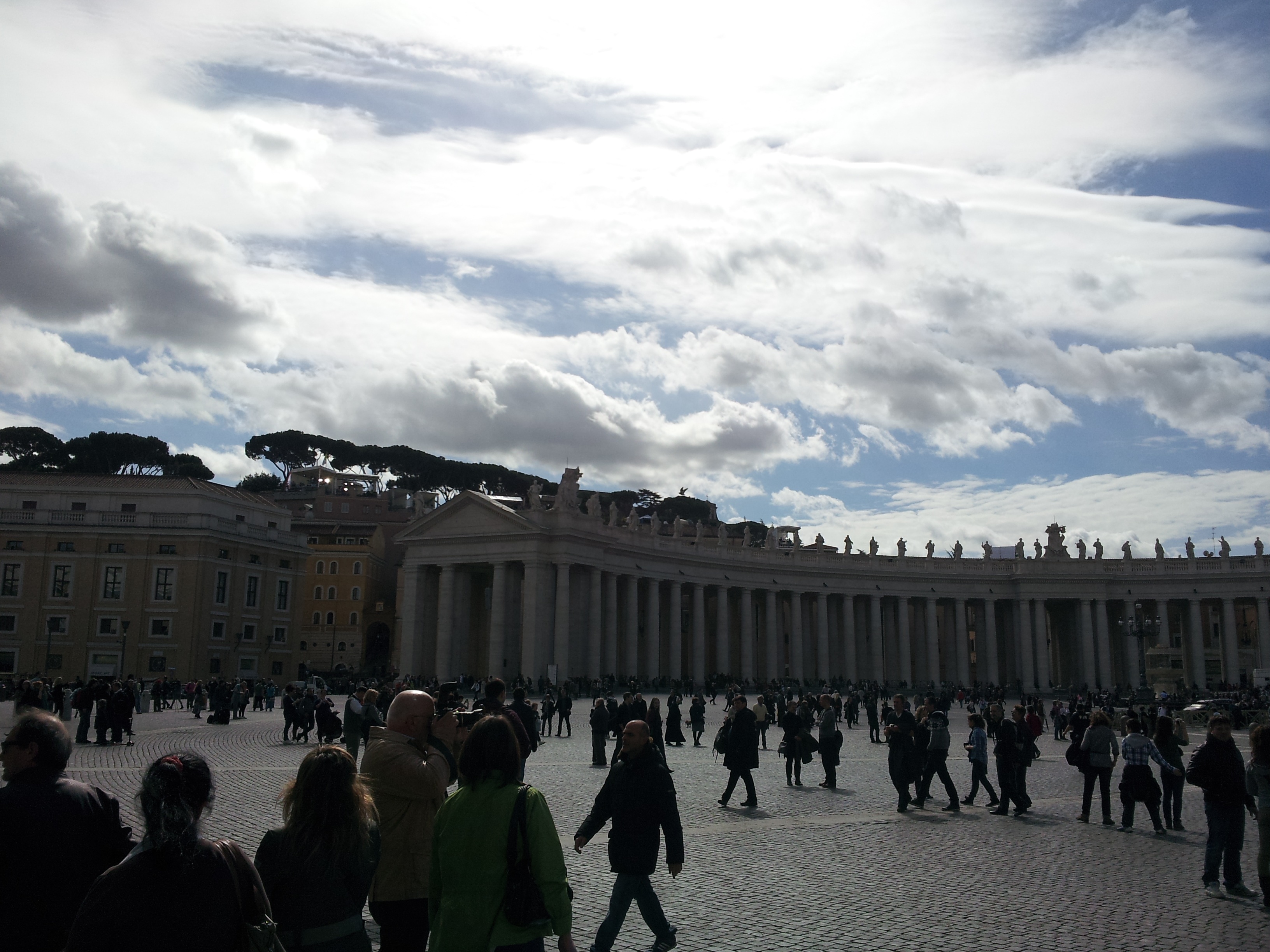 Church in front of St. Peter's Basilica in Vatican free image download