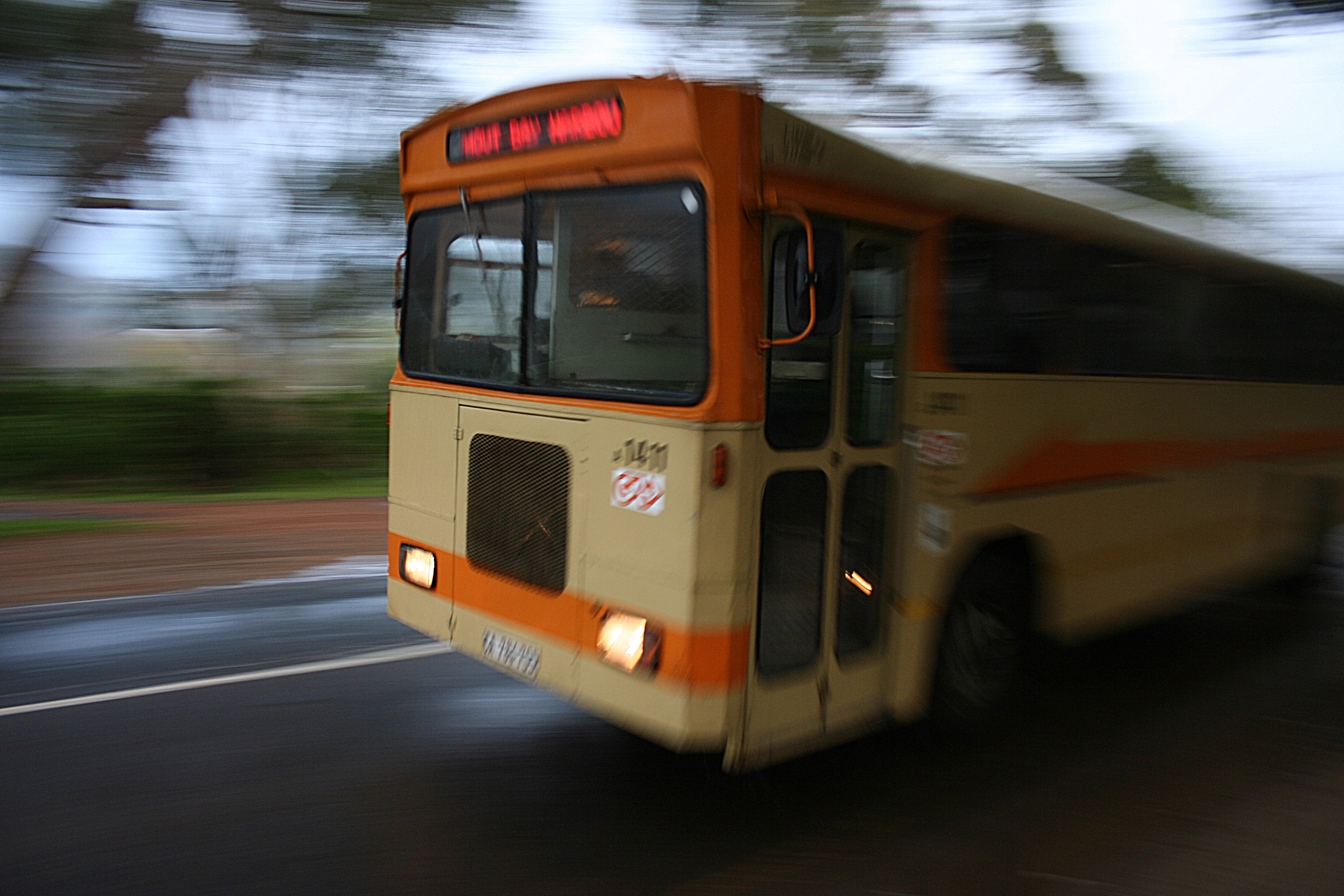 Bus speed travel free image download