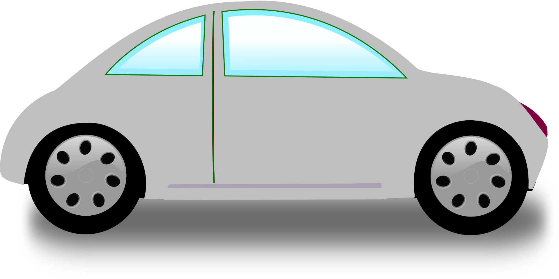 Drawing of Gey small car free image download