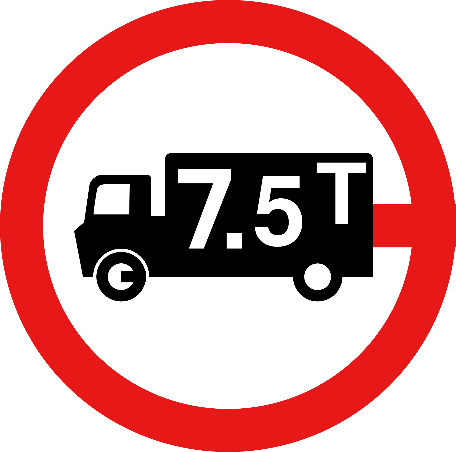 Traffic signs lorry limit drawing free image download