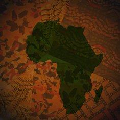 Abstract Africa map with traditional pattern background N4 free image ...