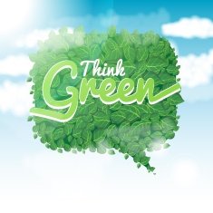 Vector leaves speech bubble free image download