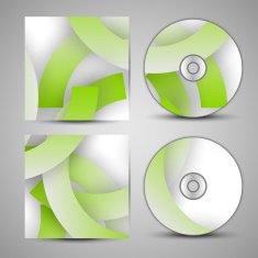 Vector cd cover set for your design N217 free image download