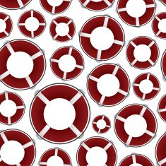 Red rescue circle pattern eps10 free image download