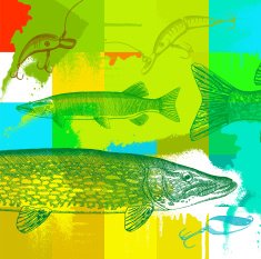 Fishing Grunge Design free image download
