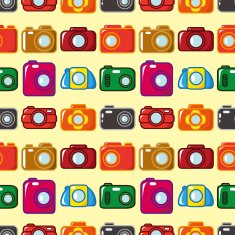 Seamless camera pattern N3 free image download