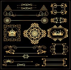 Decorative Elements Old Style - set 27 free image download