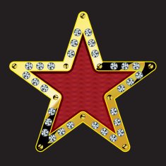 Diamond star shape tag free image download