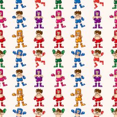 Seamless boxer pattern free image download