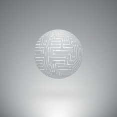 Abstract Sphere of Electronic Circuitry N3 free image download