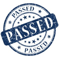 Passed grunge stamp free image download