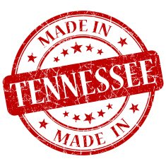 Made in Tennessee red round grunge isolated stamp N2 free image download