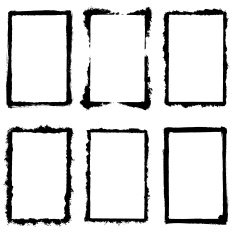 Grunge frame set N13 free image download