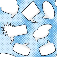 Seamless comic pattern free image download