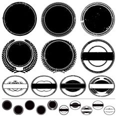 Detailed official seals stamps free image download