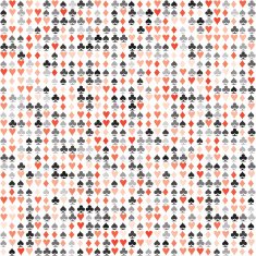 Vector playing cards mosaic spade heart diamond club free image download