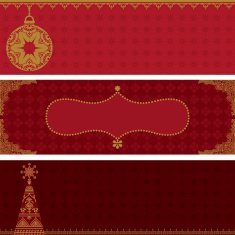 Golden Festive Banners N2 free image download